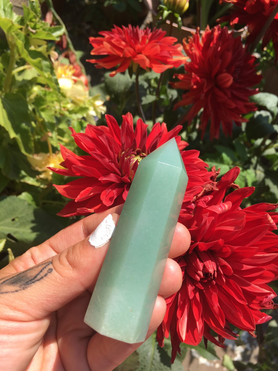 Pretty Green Aventurine Towers CREATIVITY CONFIDENCE | Etsy