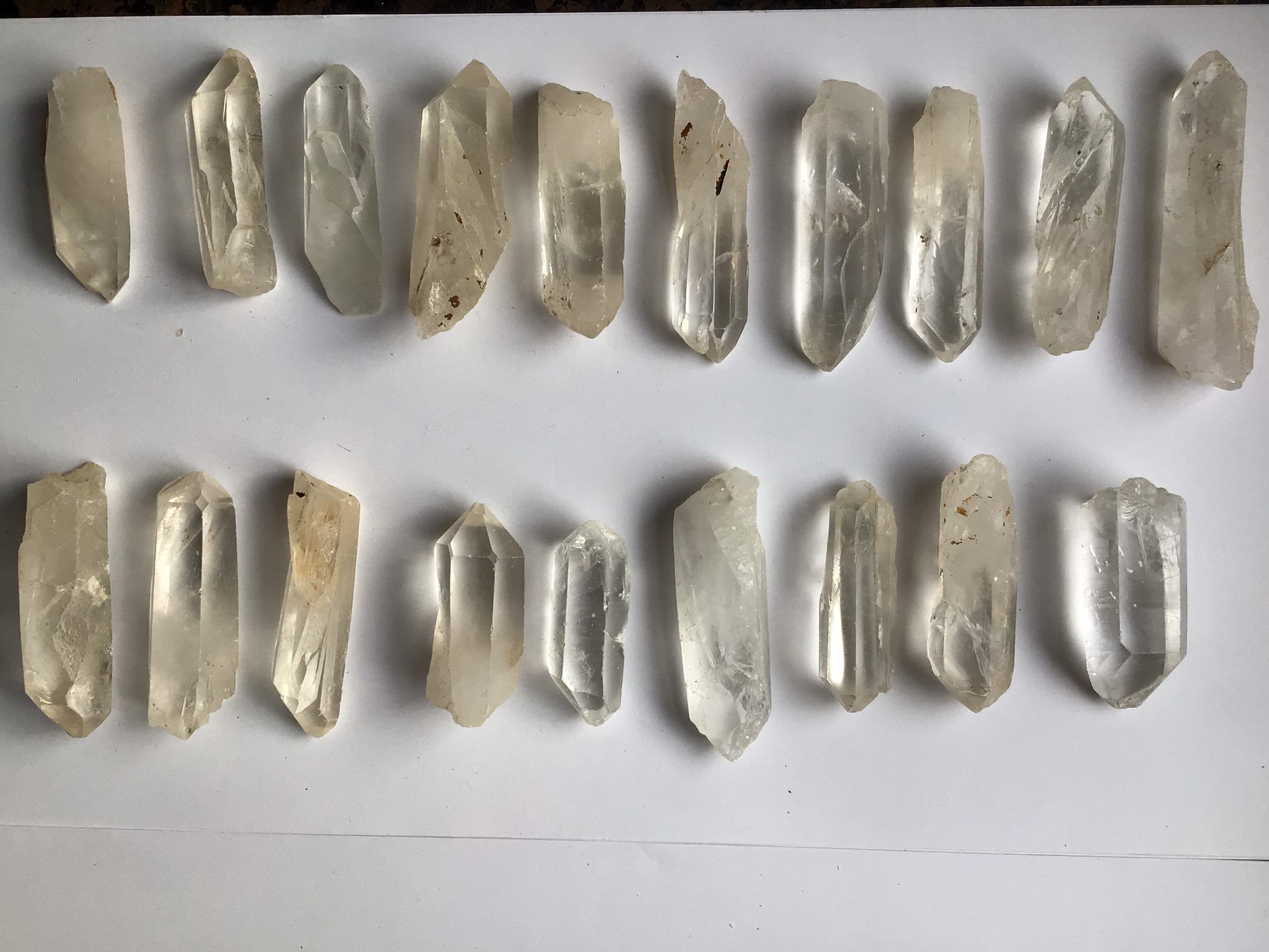 Rough Clear Quartz Crystal Shards/Points Clear Quartz | Etsy