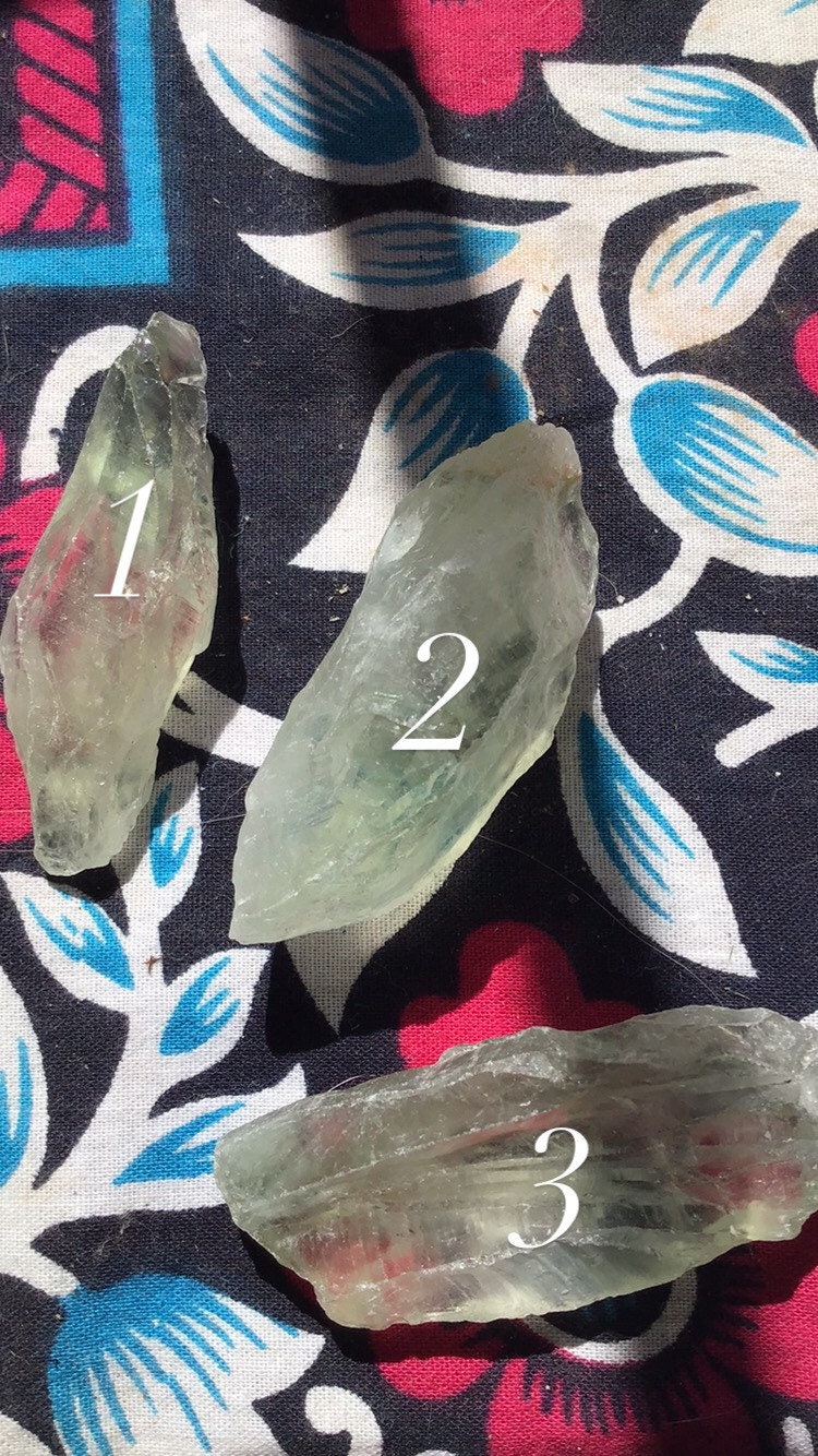 Green Amethyst-one Piece of Natural Rough Green Crystal Quartz ...