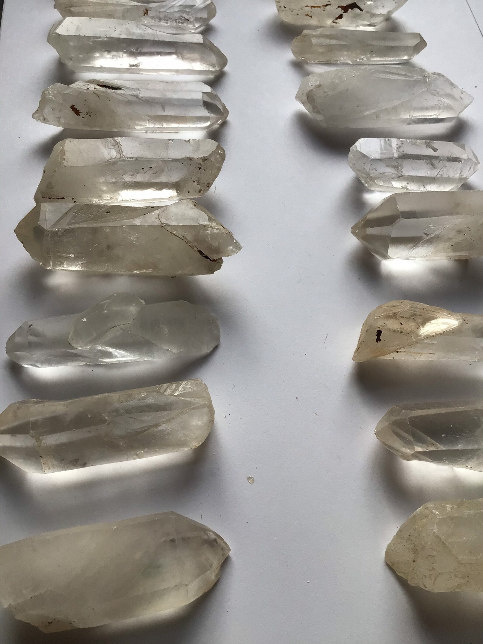 Rough Clear Quartz Crystal Shards/Points Clear Quartz | Etsy