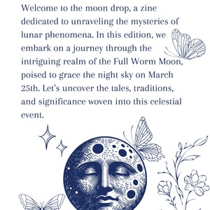 The March Full Worm Moon Ritual Guidebook Zine - Etsy
