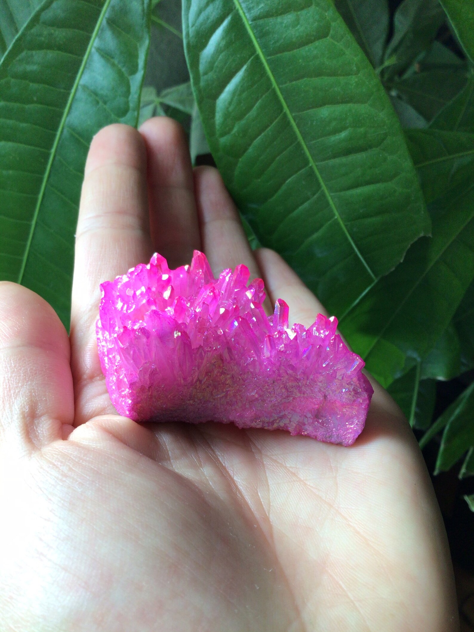 Hot Pink Angel Aura Quartz Crystal Cluster- Pure Love - Etsy