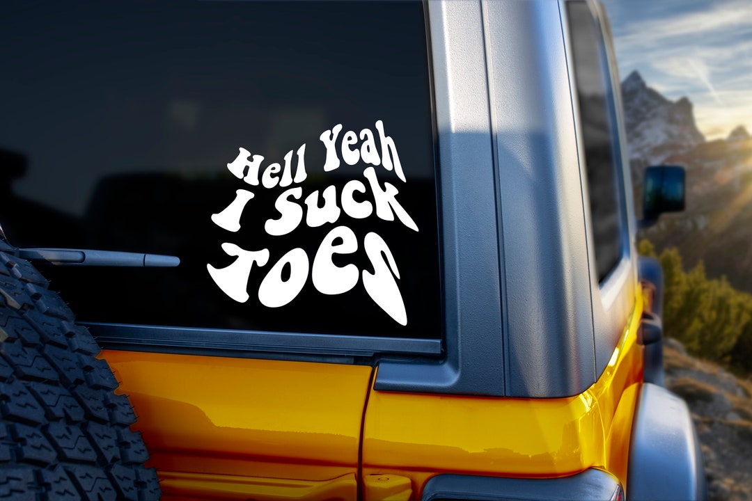 Yeah I Suck Toes - Cuddle Season - Bumper Sticker - Decal - Funny - Etsy