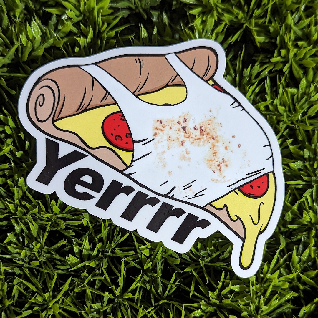 Yerrr Pizza Ayo New York Funny Sticker - Etsy