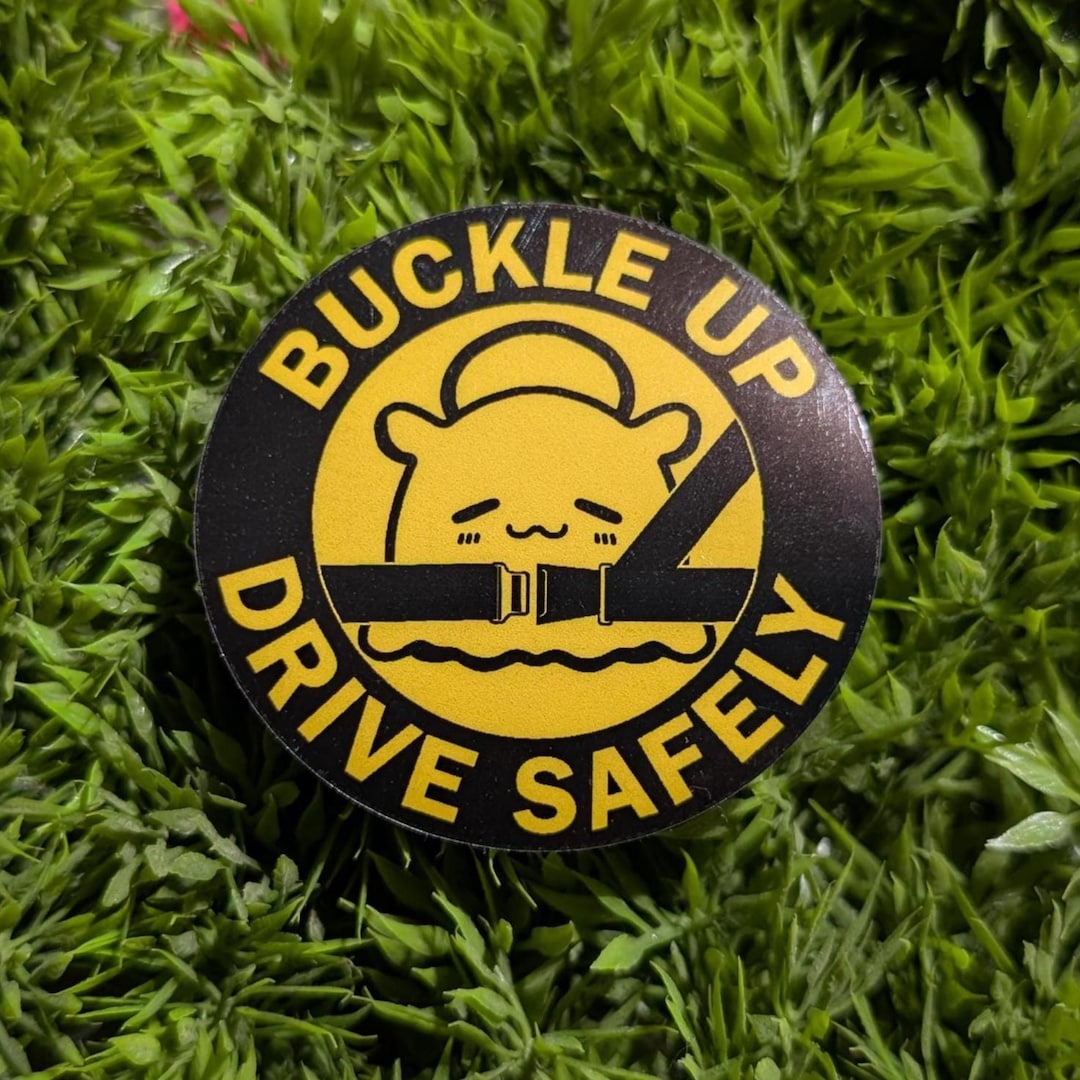 Buckle up - Drive Safely - Hololive - Funny - Sticker - Decal - 2 Pack ...