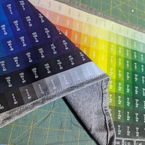 A4 - Printable CMYK Color Chart With Black - DTG - DTF - Printing - Htv ...