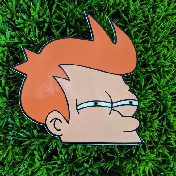 Bumper Stickers Paper peek Peeker Holographic decal sticker Fry Lila ...