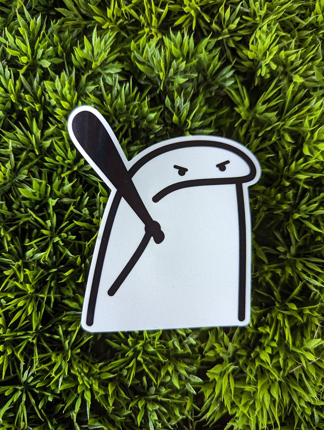 Angry Flork Enojado Funny Sticker Decal Etsy
