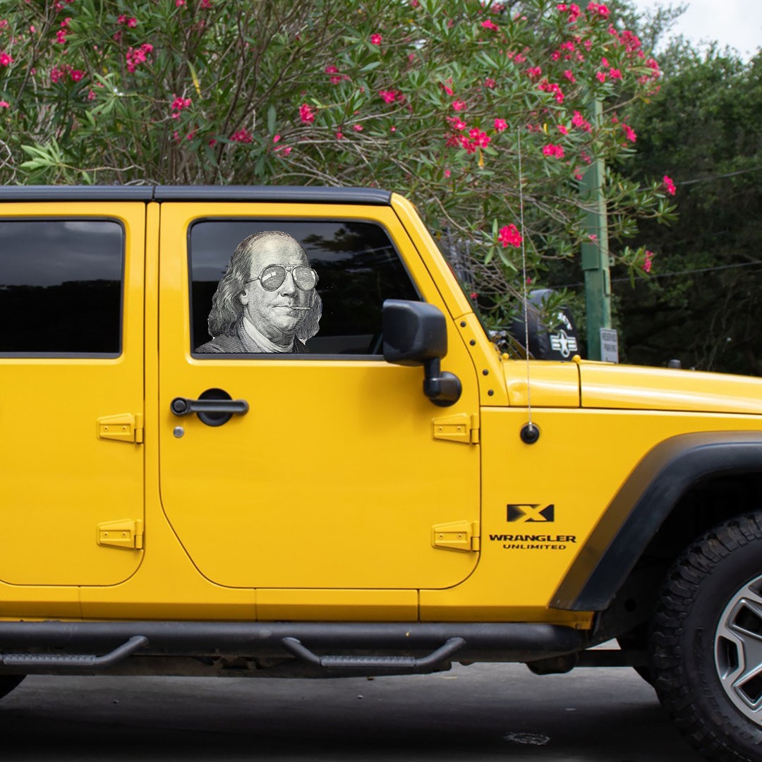 Benji - Benjamin Franklin - Chillin - Sticker - Decal - Etsy