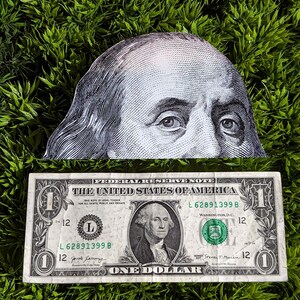 Benji 100 Benjamin Franklin - Peeker - Sticker - Decal - Etsy