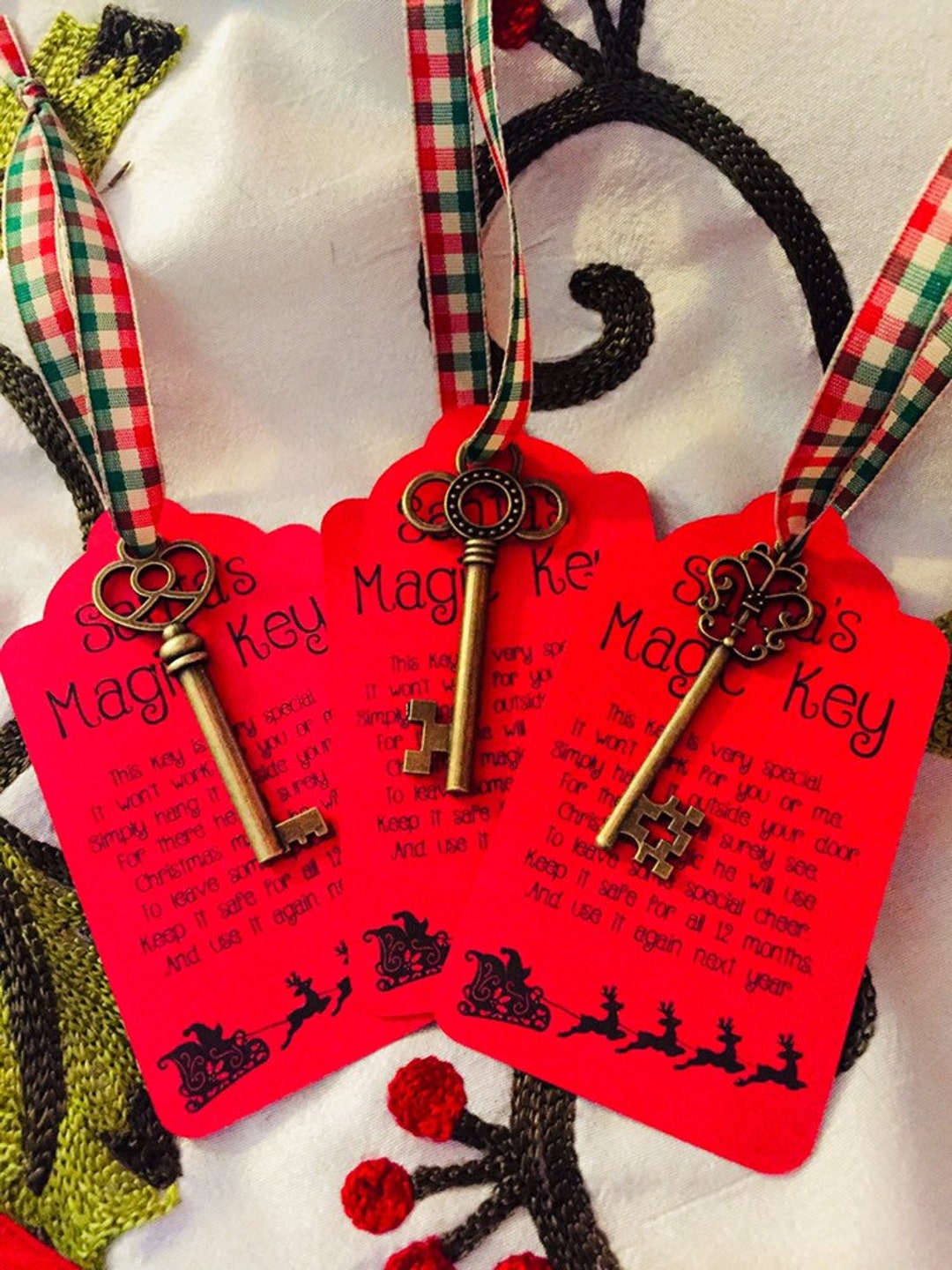 Santa's Magic Key - Santa - Christmas - Xmas - Key - Santa Claus - No ...