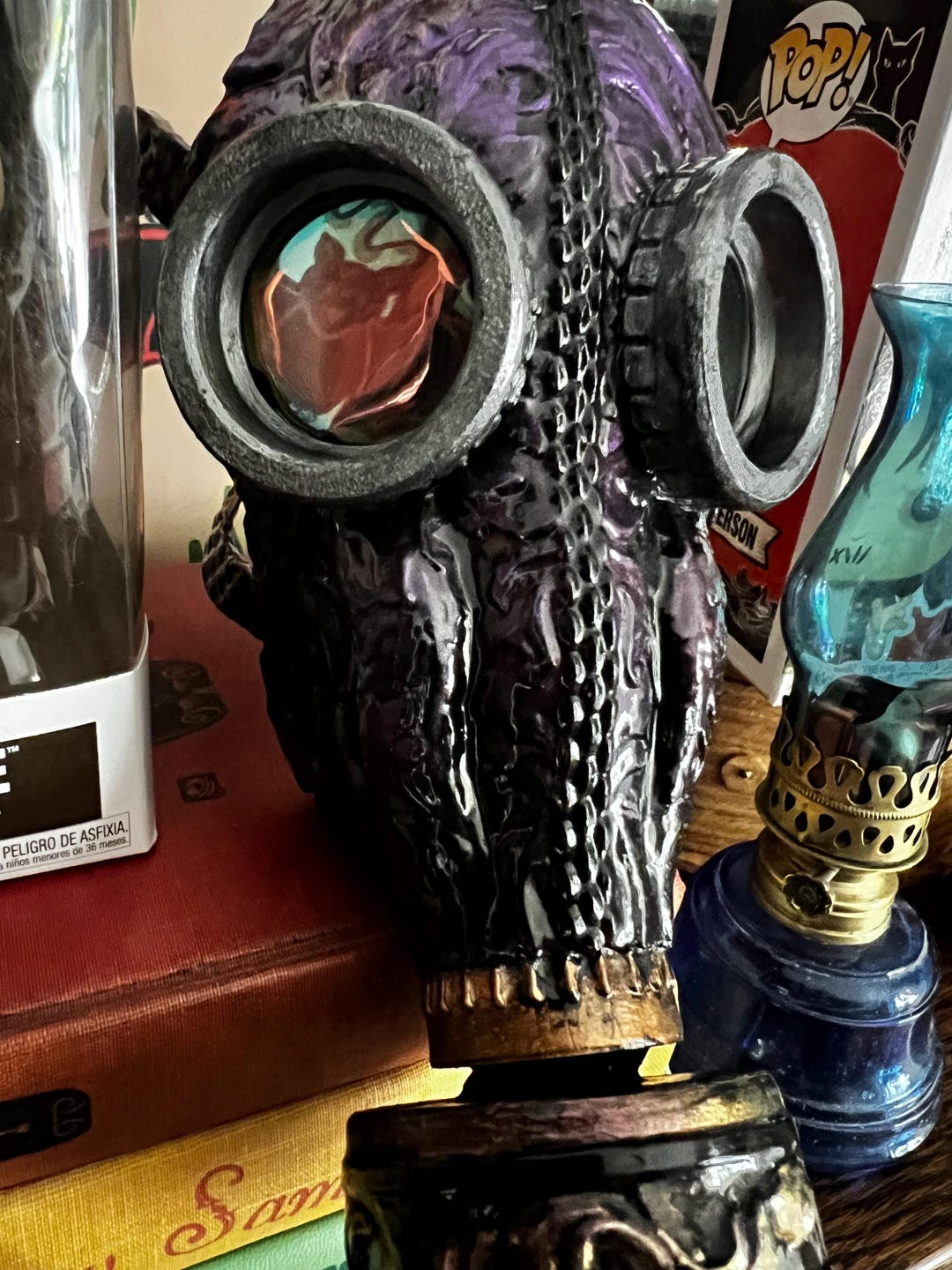 Custom Painted 3D Print Vintage Gas Mask - Etsy