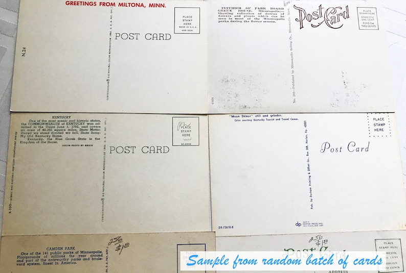 25 Antique and Vintage Postcards Random Lot From the 1920s - Etsy