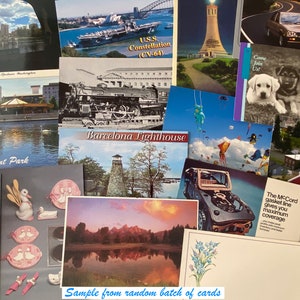 25 BLANK Postcards for Postcrossing! (1980s-2000s) - Etsy