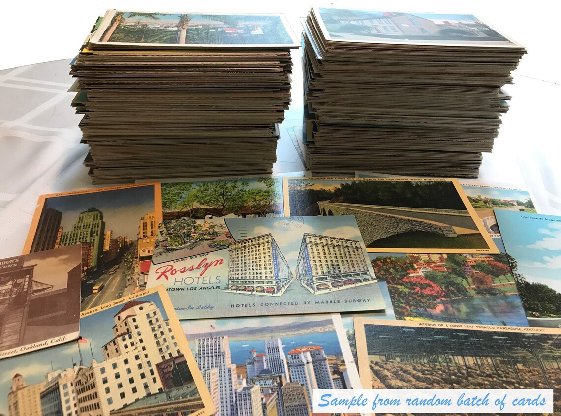 25 Antique and Vintage Postcards Random Lot From the 1920s - Etsy