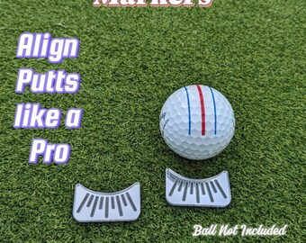Golf Putting Alignment Tool / Golf Ball Marker - Etsy