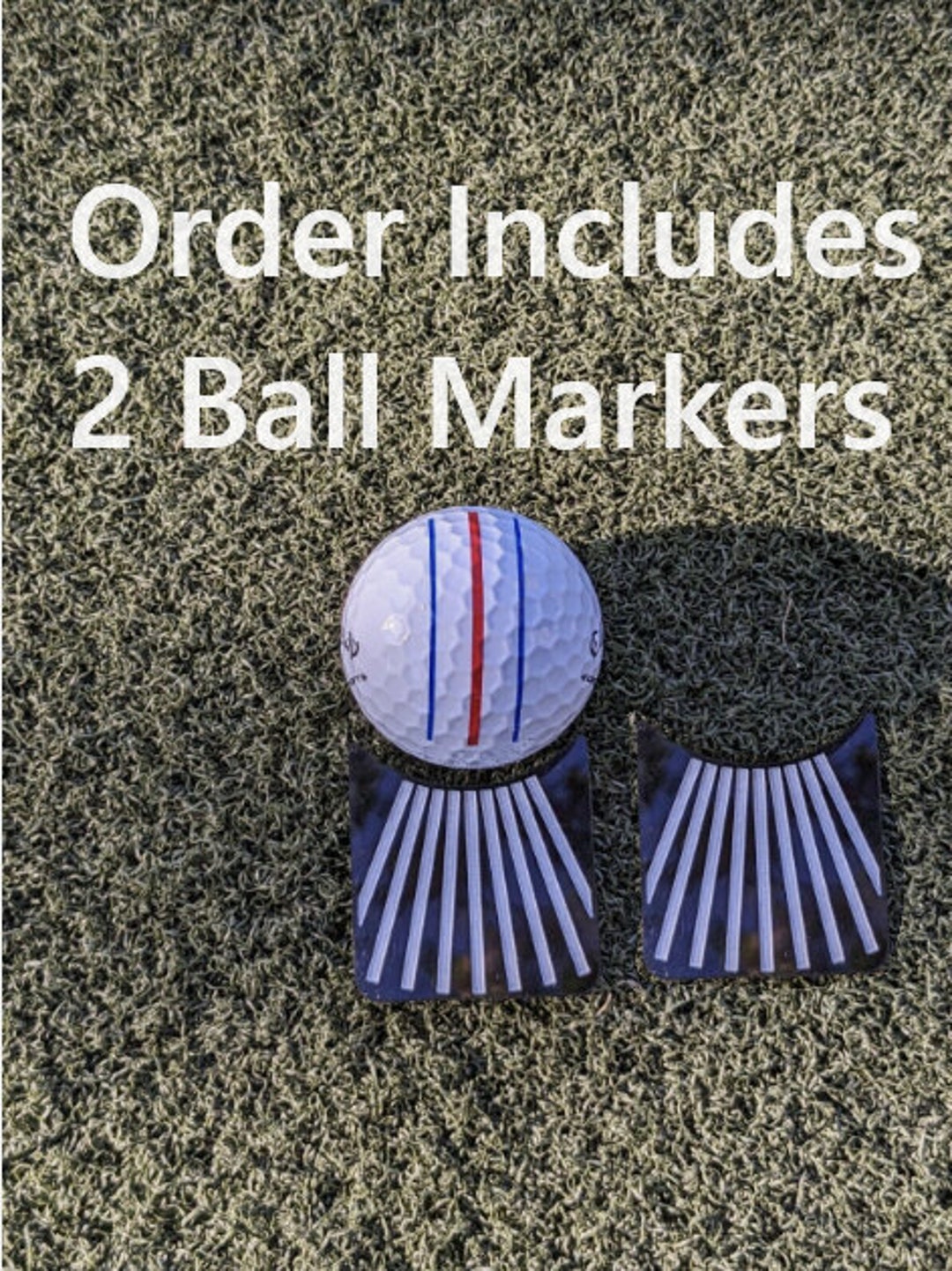 2 PACK Golf Putting Alignment Aiming Tool and Ball Marker - Etsy