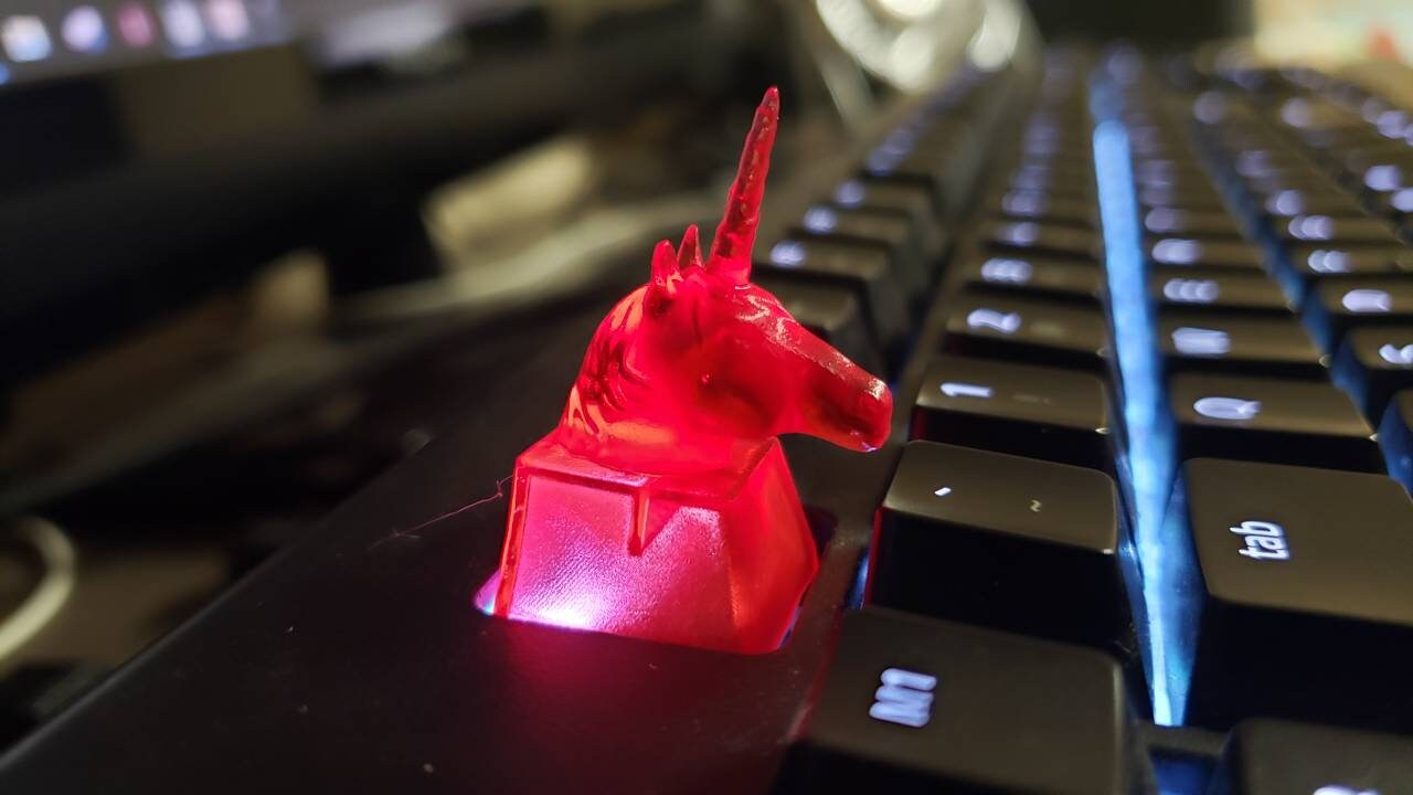 Unicorn Keycap Cherry Mx or Similar | Etsy