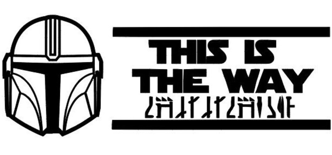 The Mandalorian | Star Wars | Vinyl Decal Sticker - Etsy