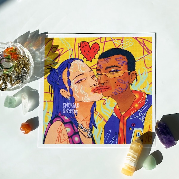 Artwork Lesbian Wall Art - Etsy