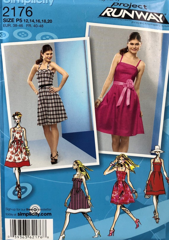 Misses Dress Sewing Pattern Simplicity 2176 Sizes 12-20 OOP - Etsy
