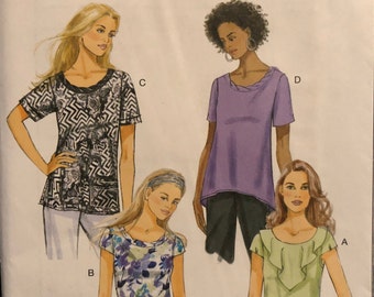Misses' Top Butterick Sewing Pattern B6711 - Etsy