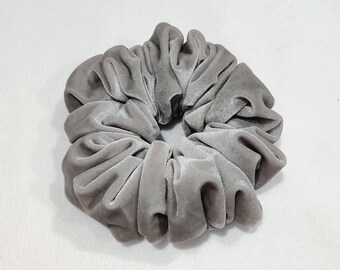 Light Gray Hair Scrunchie - Etsy