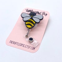 Honeycomb Bee Badge - Etsy