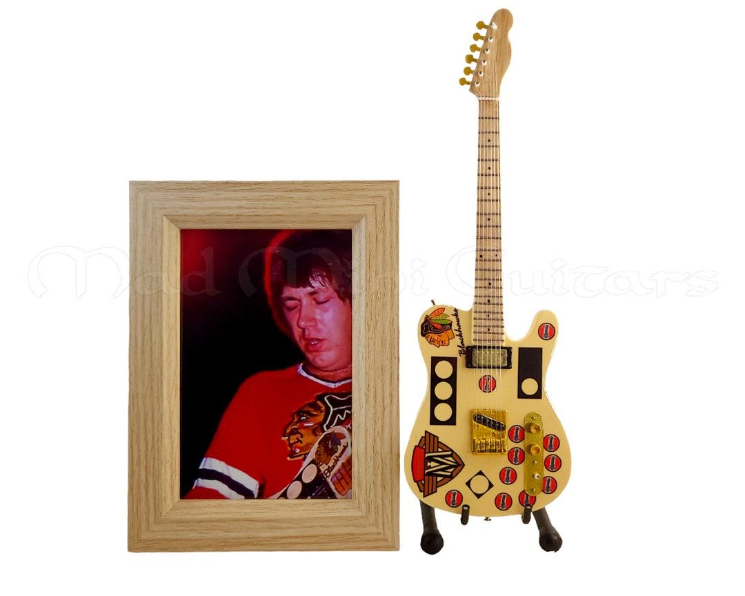 Miniature Guitar TERRY KATH With Stand + Photo + Frame 6X4 - Etsy