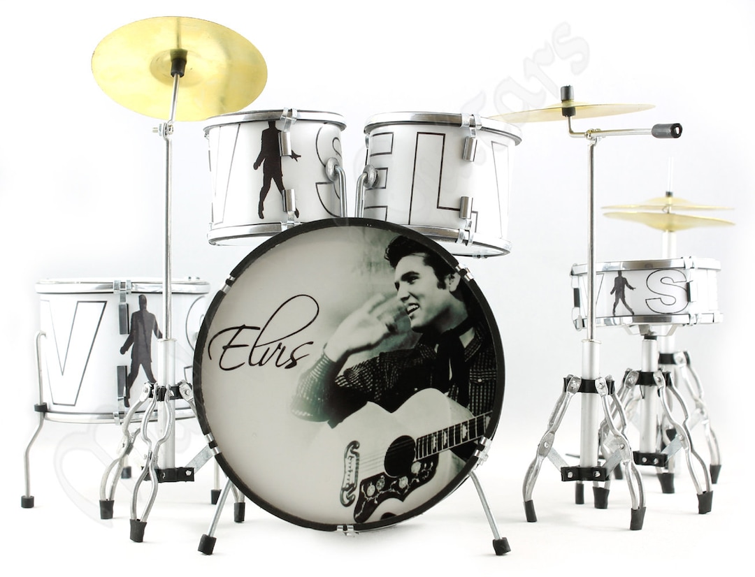 Miniature Drum Kit Set ELVIS PRESLEY - Etsy