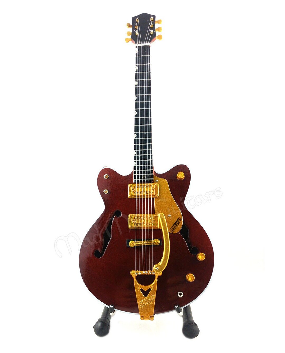 Miniature Guitar GEORGE HARRISON With Free Stand the BEATLES - Etsy