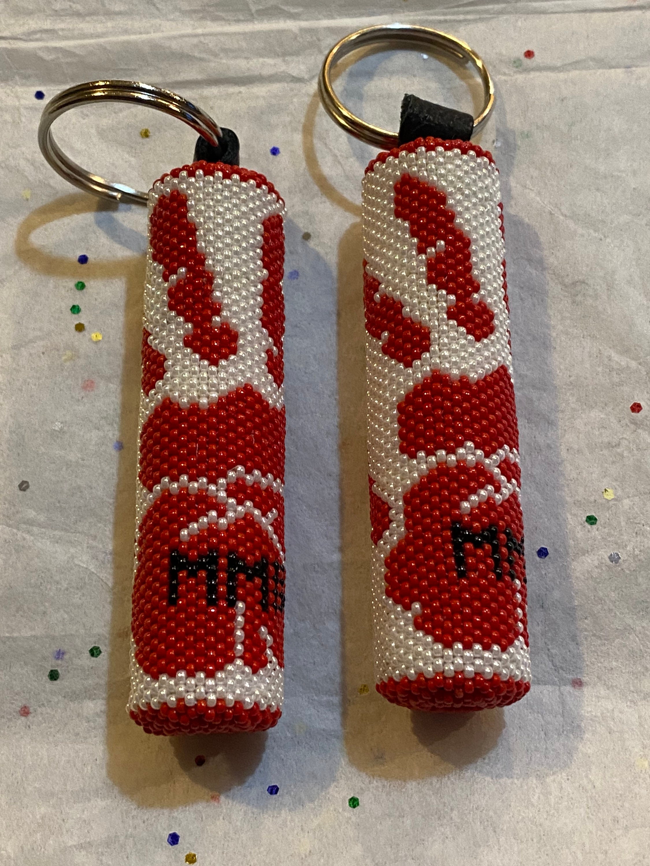 Hand Beaded MMIP Keychain. Remembrance Keychain, Handmade Missing ...