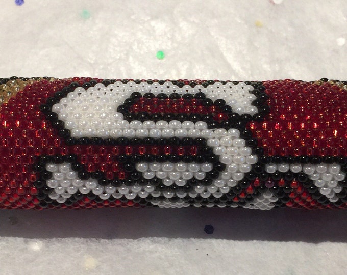 San Francisco 49ers Keychain Hand Beaded - Etsy
