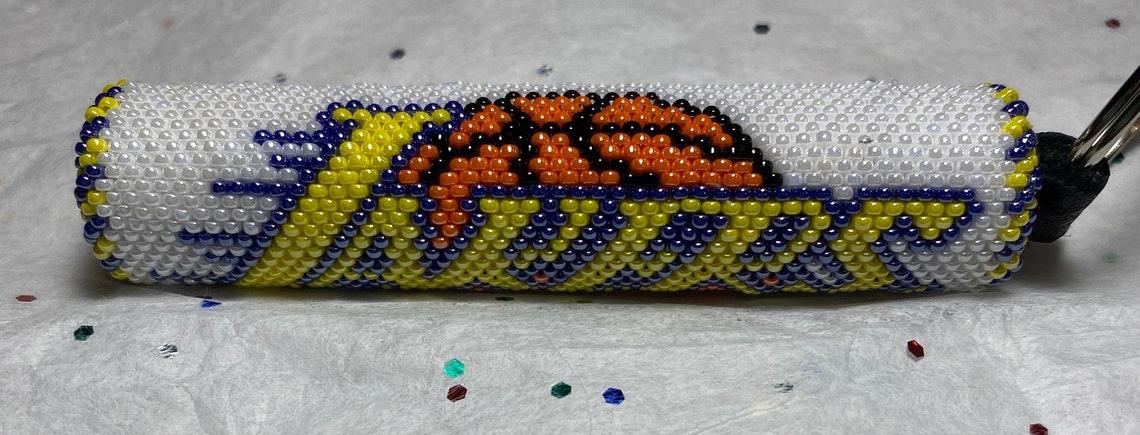 Specialty Hand Beaded LA Lakers Keychain. Handmade Lakers - Etsy