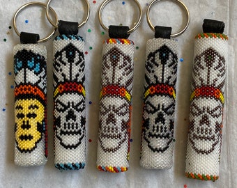 Beaded Keychain Native - Etsy