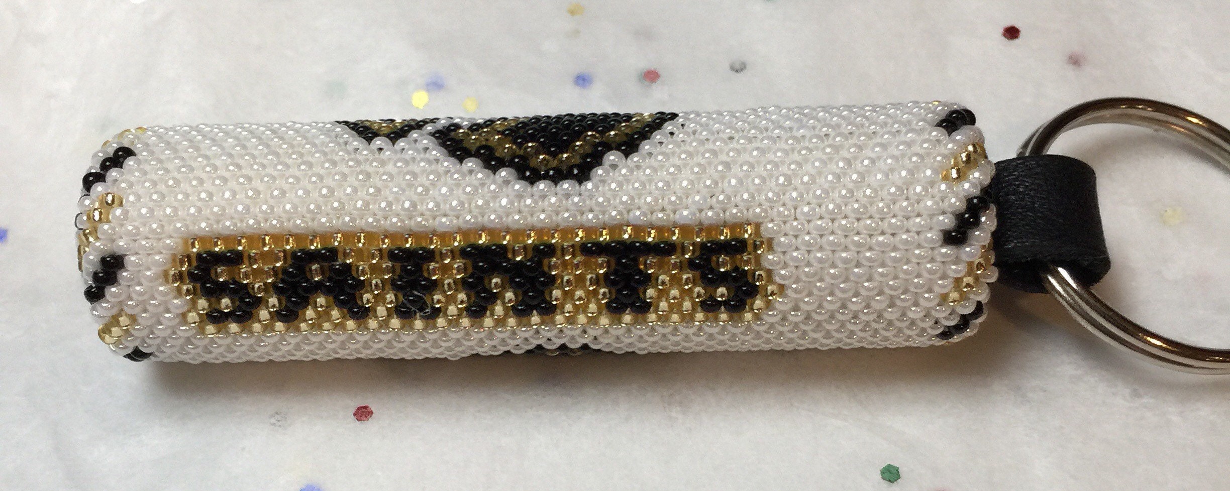 New Orleans Saints Hand Beaded Keychain. NFL New Orleans - Etsy