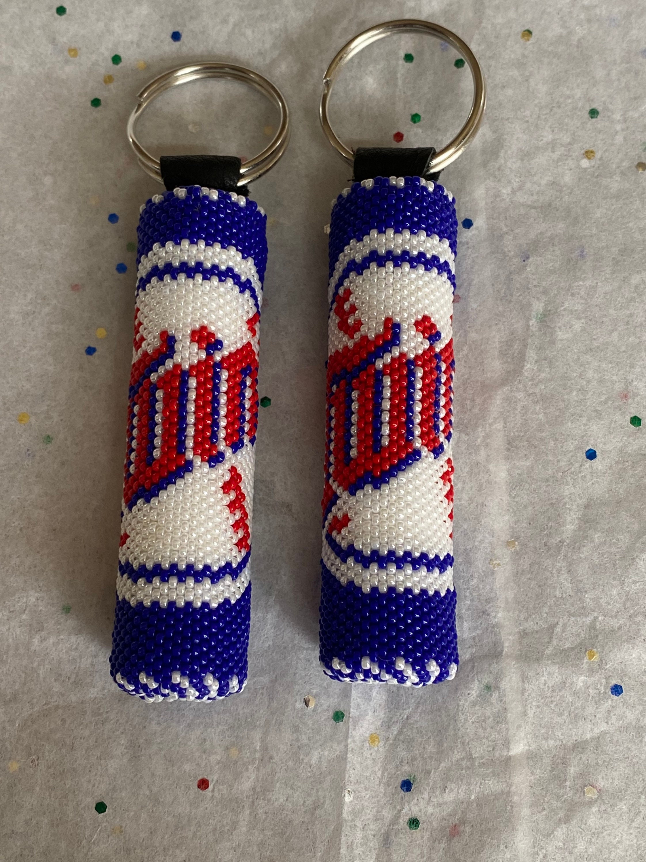 Specialty Designer Hand Beaded Twins MLB Keychain. Minnesota Twins ...