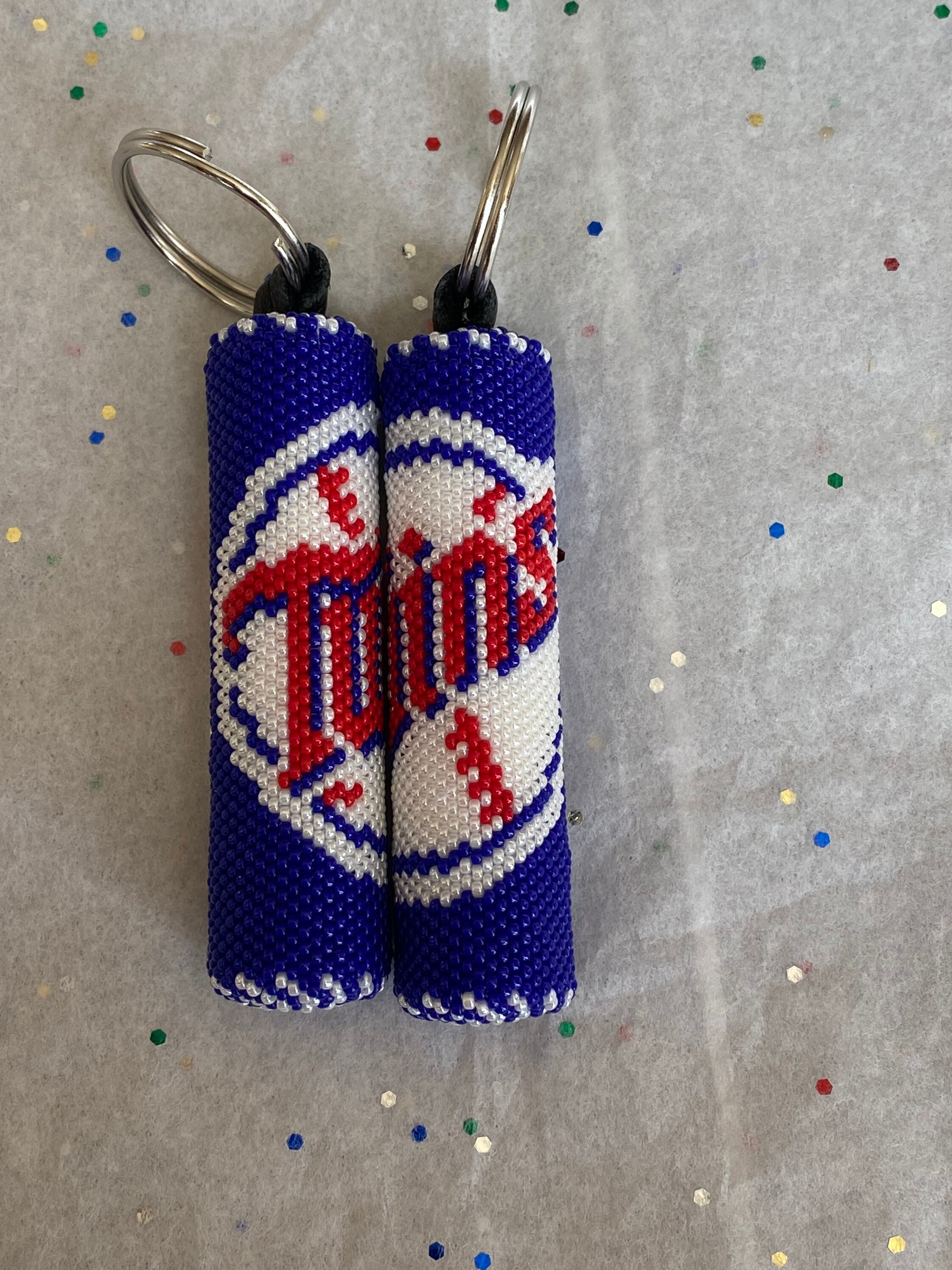 Specialty Designer Hand Beaded Twins MLB Keychain. Minnesota - Etsy