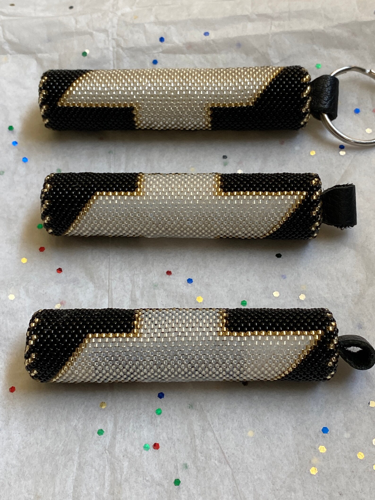 Specialty Designer Hand Beaded Chevy Keychain, Handmade Chevy Keychain ...