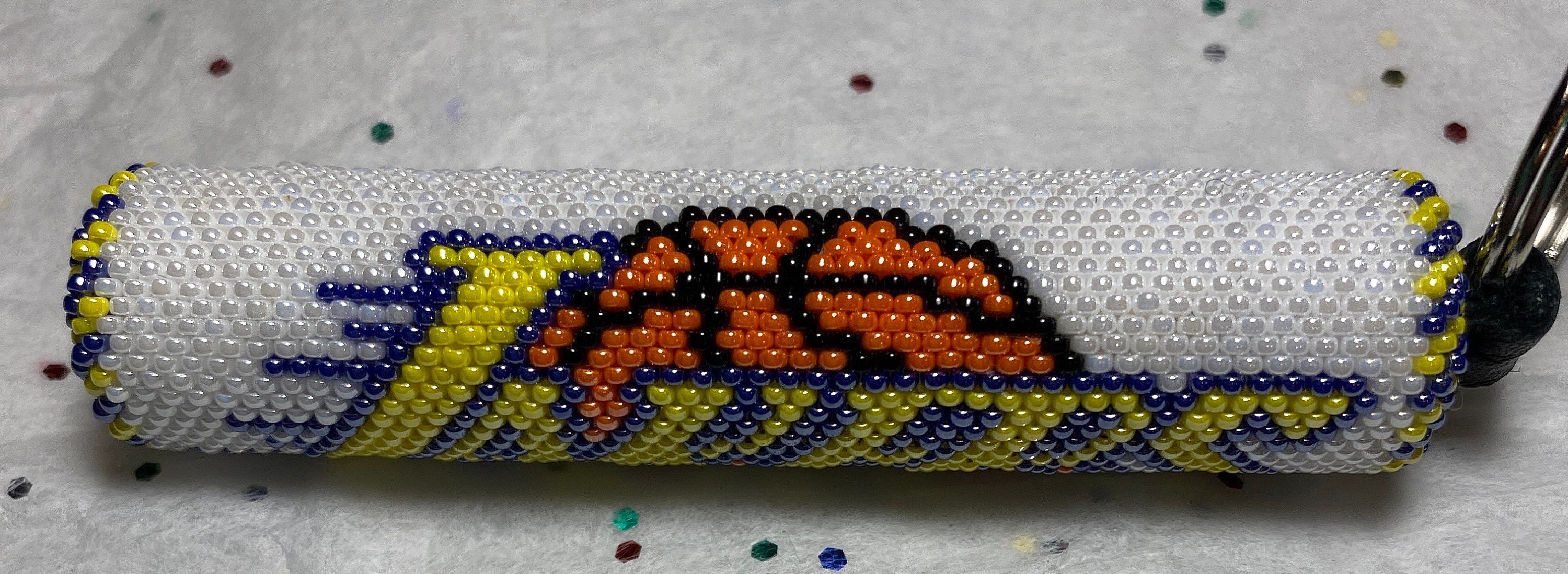 Specialty Hand Beaded LA Lakers Keychain. Handmade Lakers | Etsy