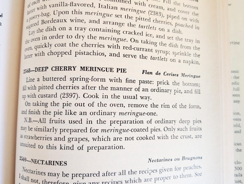 The Escoffier Cook Book and Guide to the Fine Art of Cookery Copyright ...