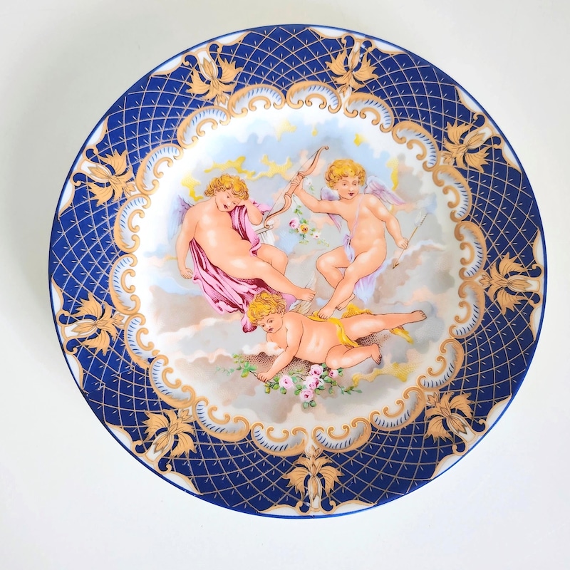 Gold Putti Plates - Etsy