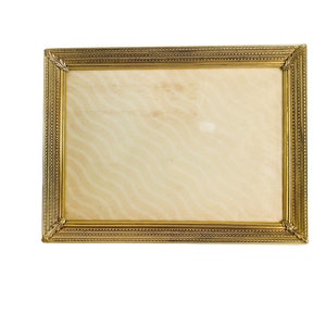 Vintage Gold Metal Rectangular 5x 7 Landscape Photo Frame - Etsy