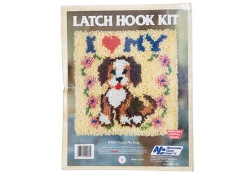 Latch Hook Dog - Etsy