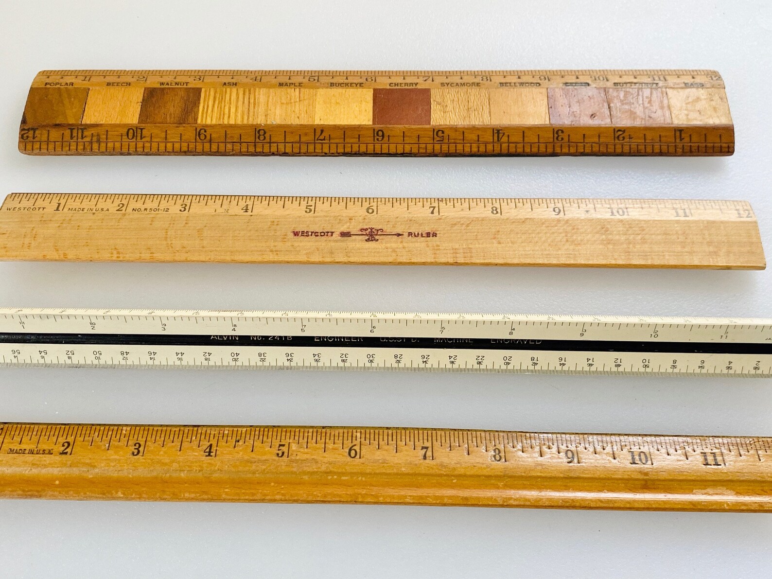 Pick a Vintage Ruler Westcott Ruler Senco Alvin Engineer | Etsy