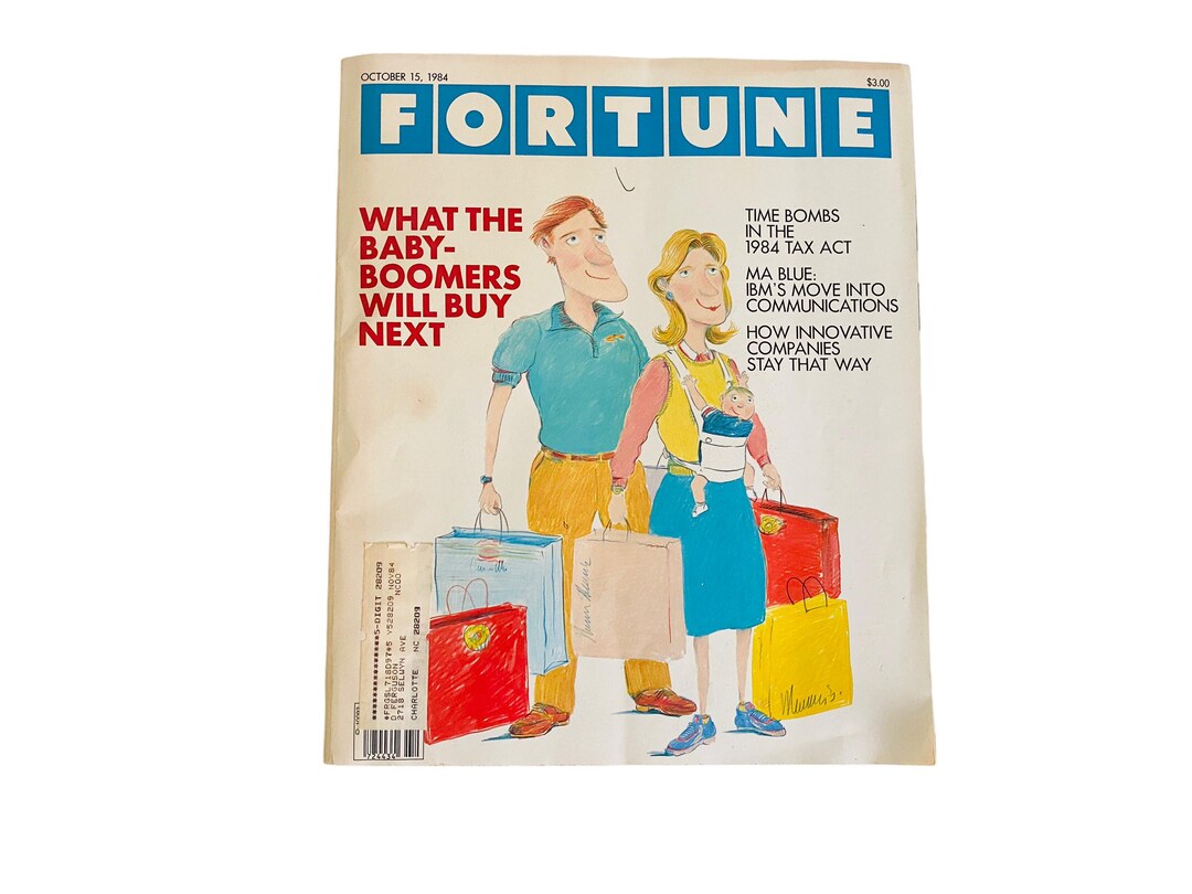 Fortune Magazine October 15, 1984 Baby Boomers Tax Act Bill Gates Radio ...