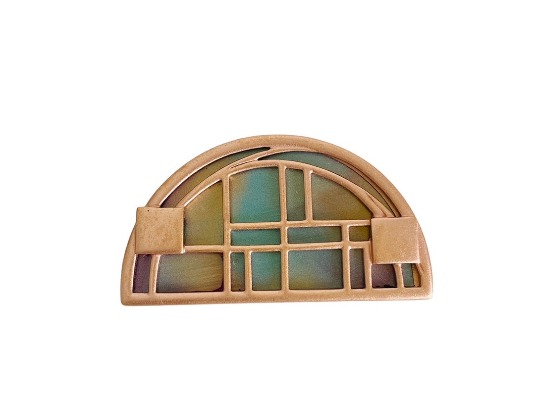 1985 Monet All That Jazz Collection "tympany" Rose Gold Stained Glass ...