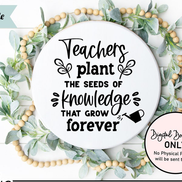Teachers Plant Seeds - Etsy