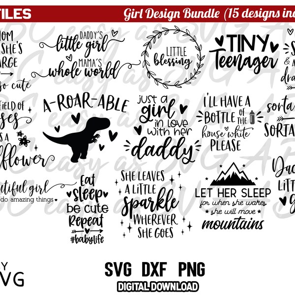 Girl Quotes Svg - Etsy