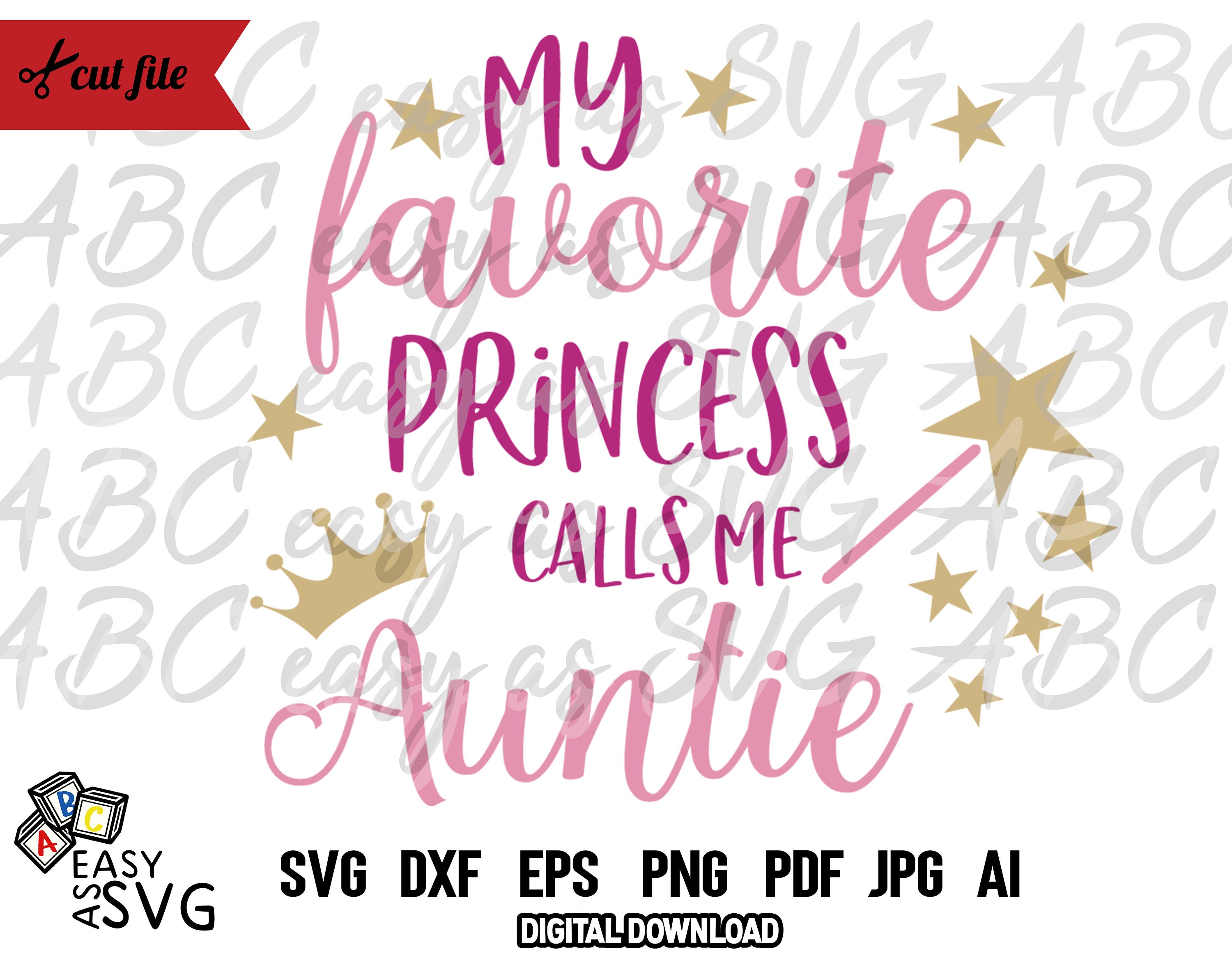 Prints My Favorite Princesses Call Me Poppy DIGITAL DOWNLOAD svg dxf ...